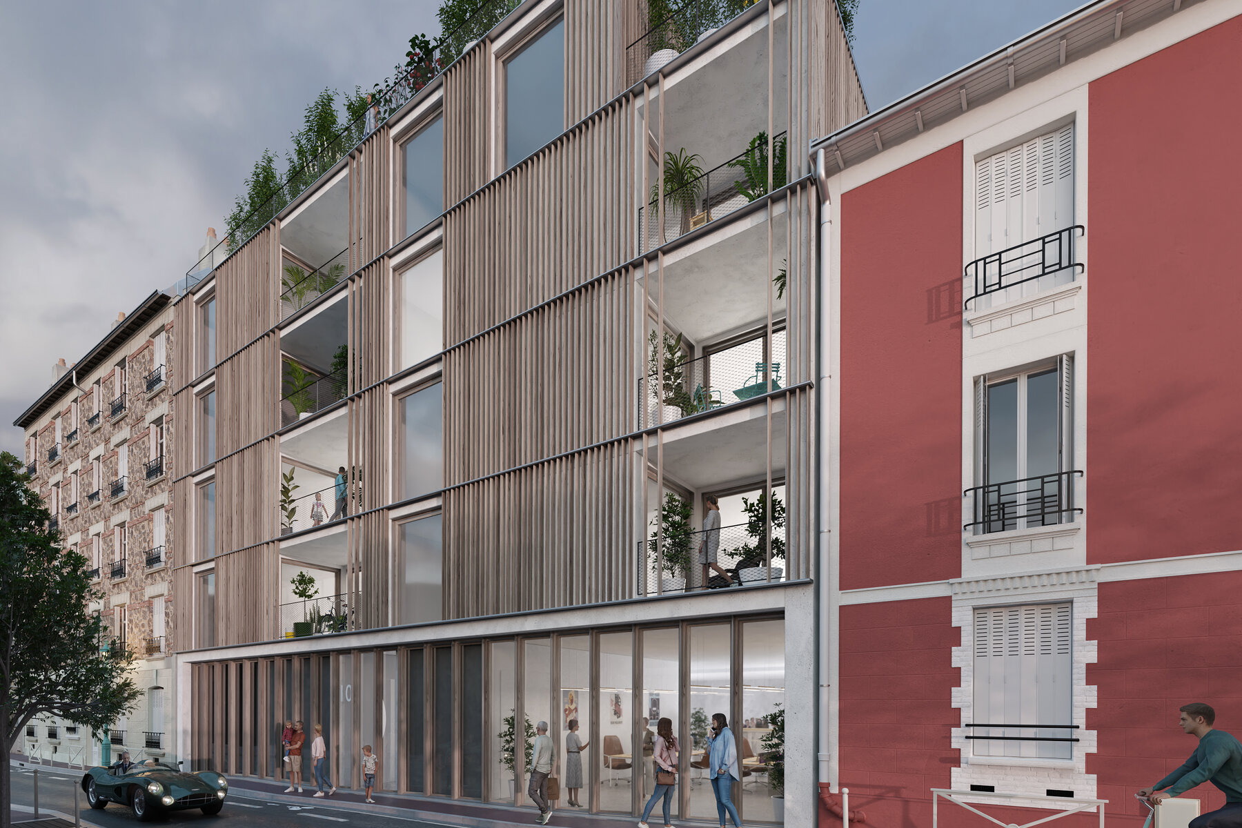ᐅ Construction neuve à Montrouge ≡ IMMEUBLE BOIS BEPOS A MONTROUGE par ...