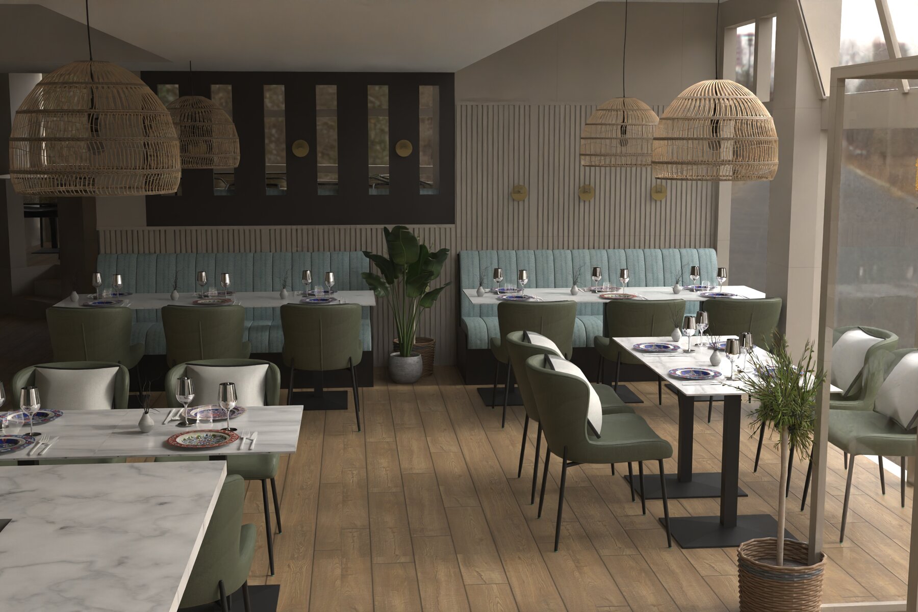ᐅ Aménagement intérieur à Paris ≡ Restaurant Italien par Yann - Archidvisor